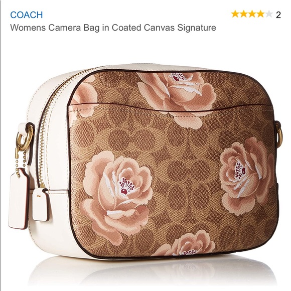 Coach | Bags | Coach Rose Monogram Camera Crossbody Bag | Poshmark